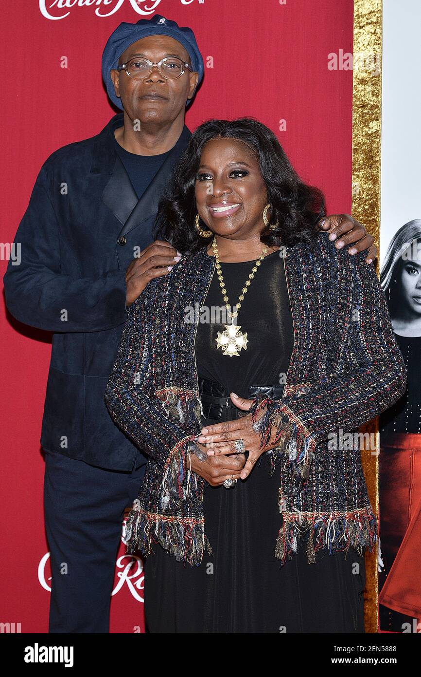 (L-R) Samuel L. Jackson and LaTanya Richardson attend “Shaft” New York ...