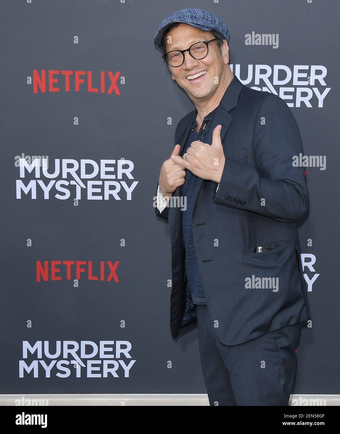 Rob Schneider arrives at Netflix's MURDER MYSTERY Los Angeles Premiere ...