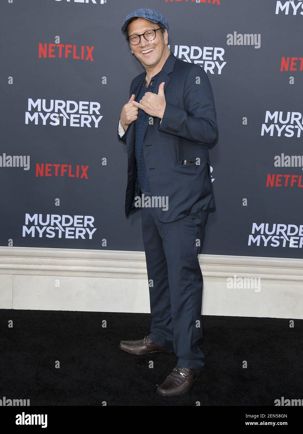 Rob Schneider arrives at Netflix's MURDER MYSTERY Los Angeles Premiere ...