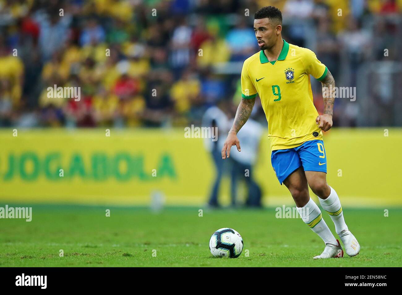 Gabriel Jesus during the friendly match between Brazil vs Honduras ...