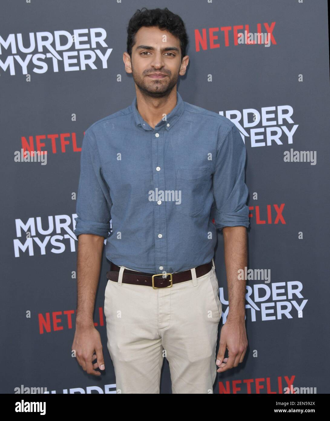 Karan Soni arrives at Netflix's MURDER MYSTERY Los Angeles Premiere ...