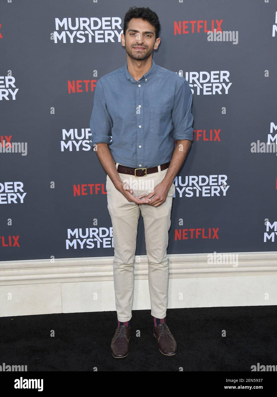 Karan Soni arrives at Netflix's MURDER MYSTERY Los Angeles Premiere ...