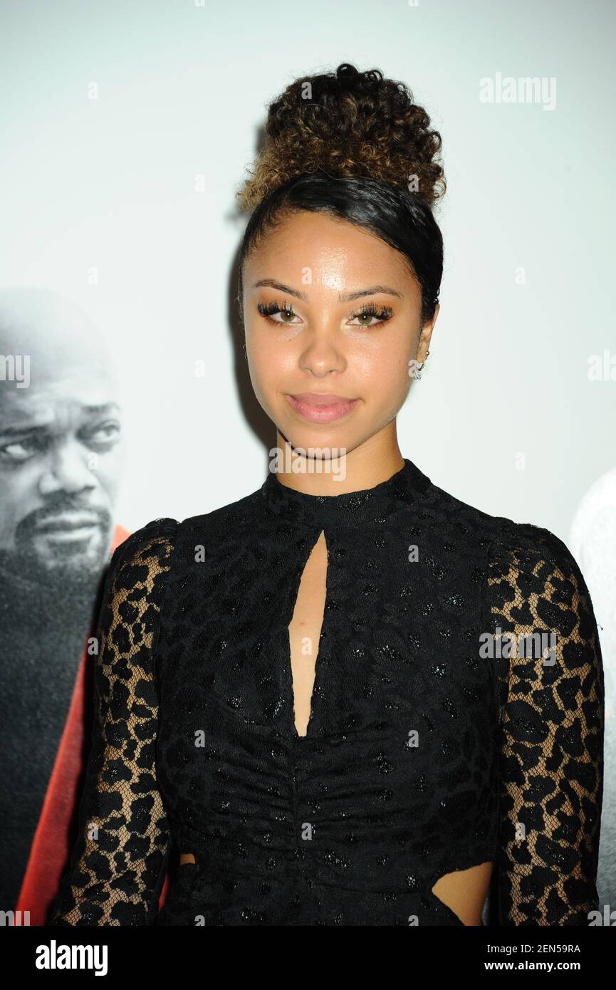 Adrienne Hammond arrives to the SHAFT New York Premiere, held at the ...