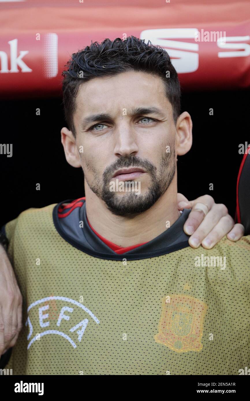 Spain national team player Jesus Navas during UEFA EURO 2020 Qualifier ...