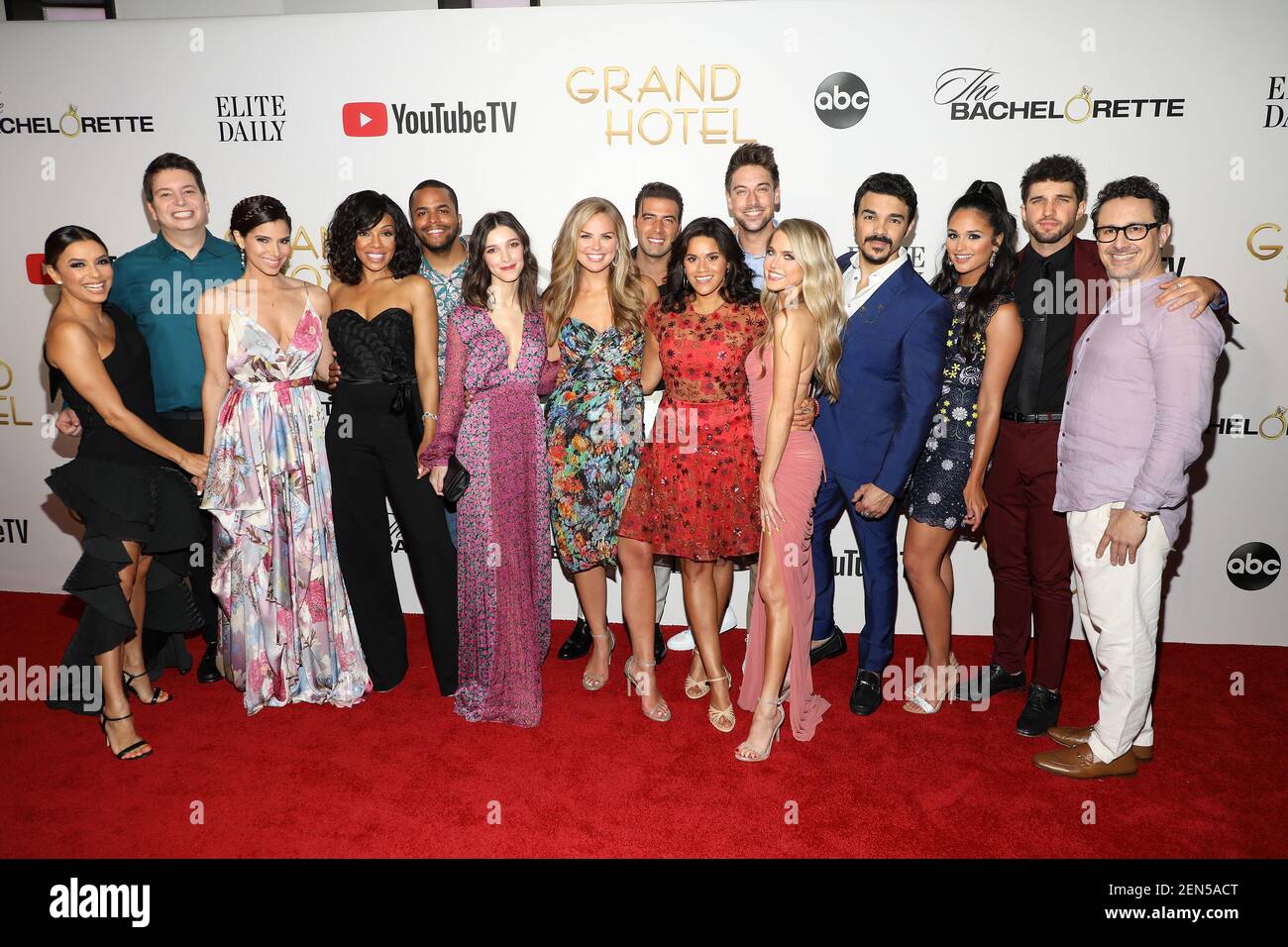 MIAMI BEACH, FL - JUNE 10: The cast of "Grand Hotel" is seen at ABC's ...
