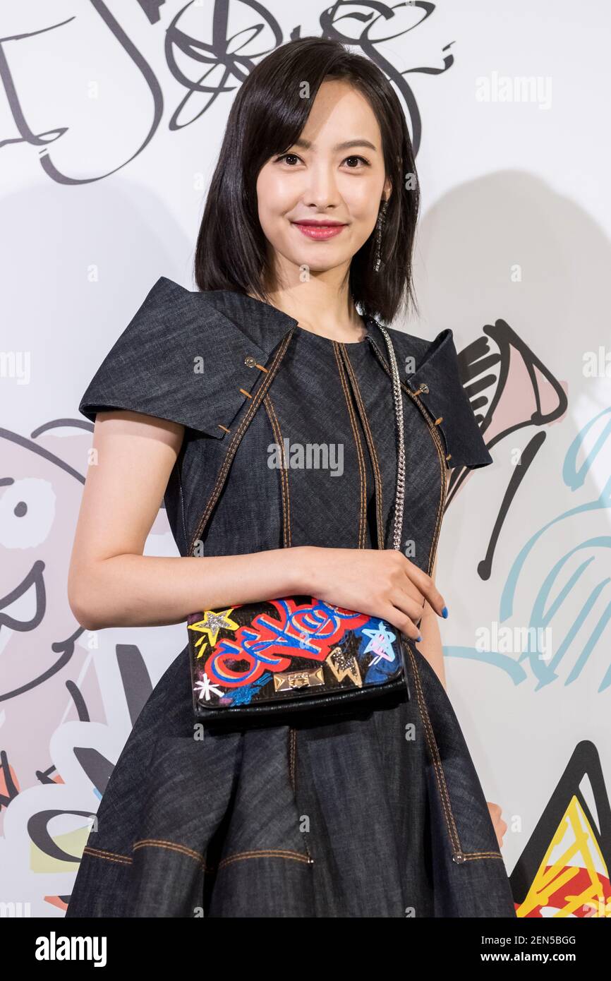 Chinese singer and actress Victoria Song or Song Qian attends a ...