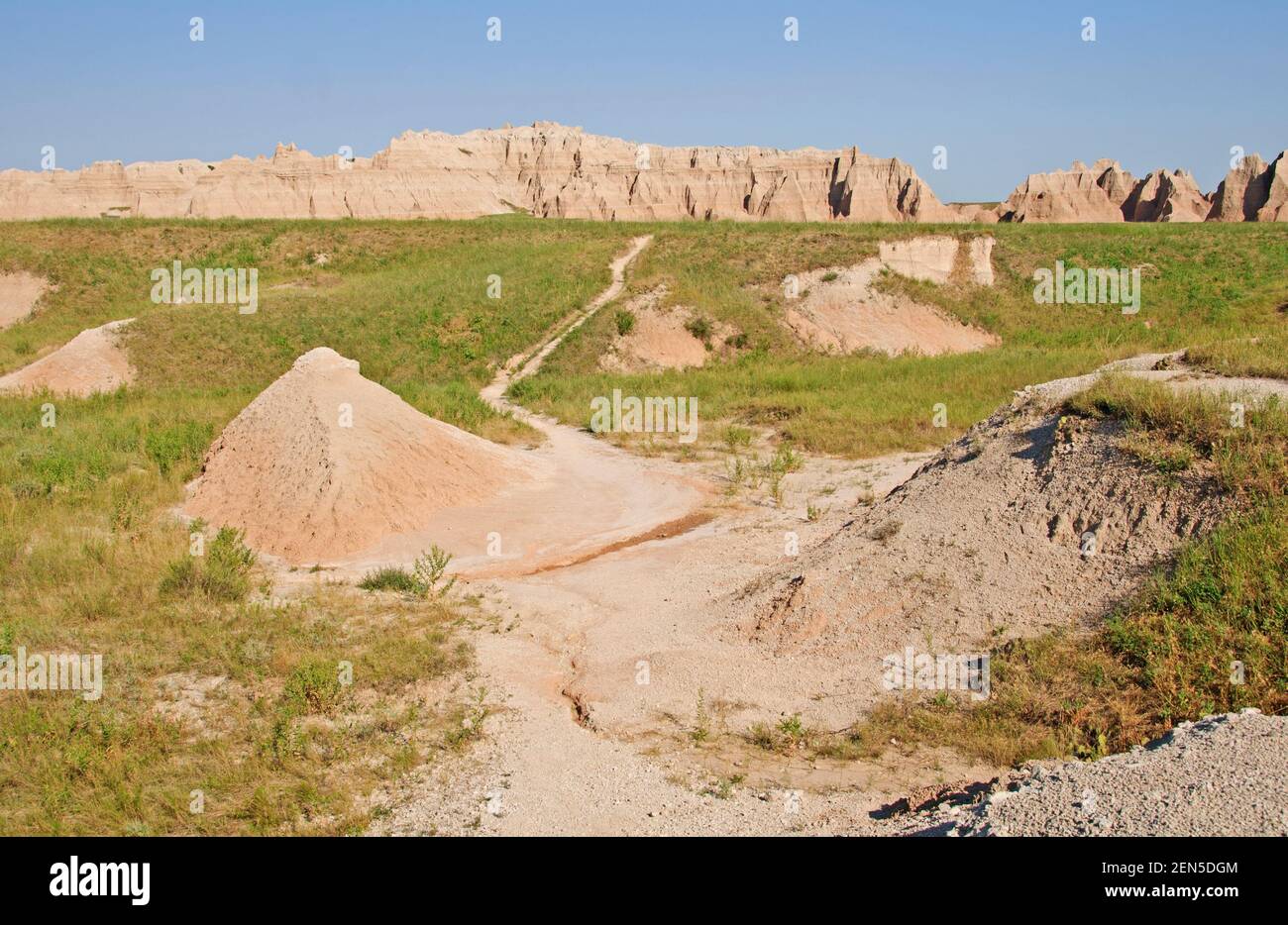 Castle Trail in Badlands National Park in South Dakota Stock Photo - Alamy