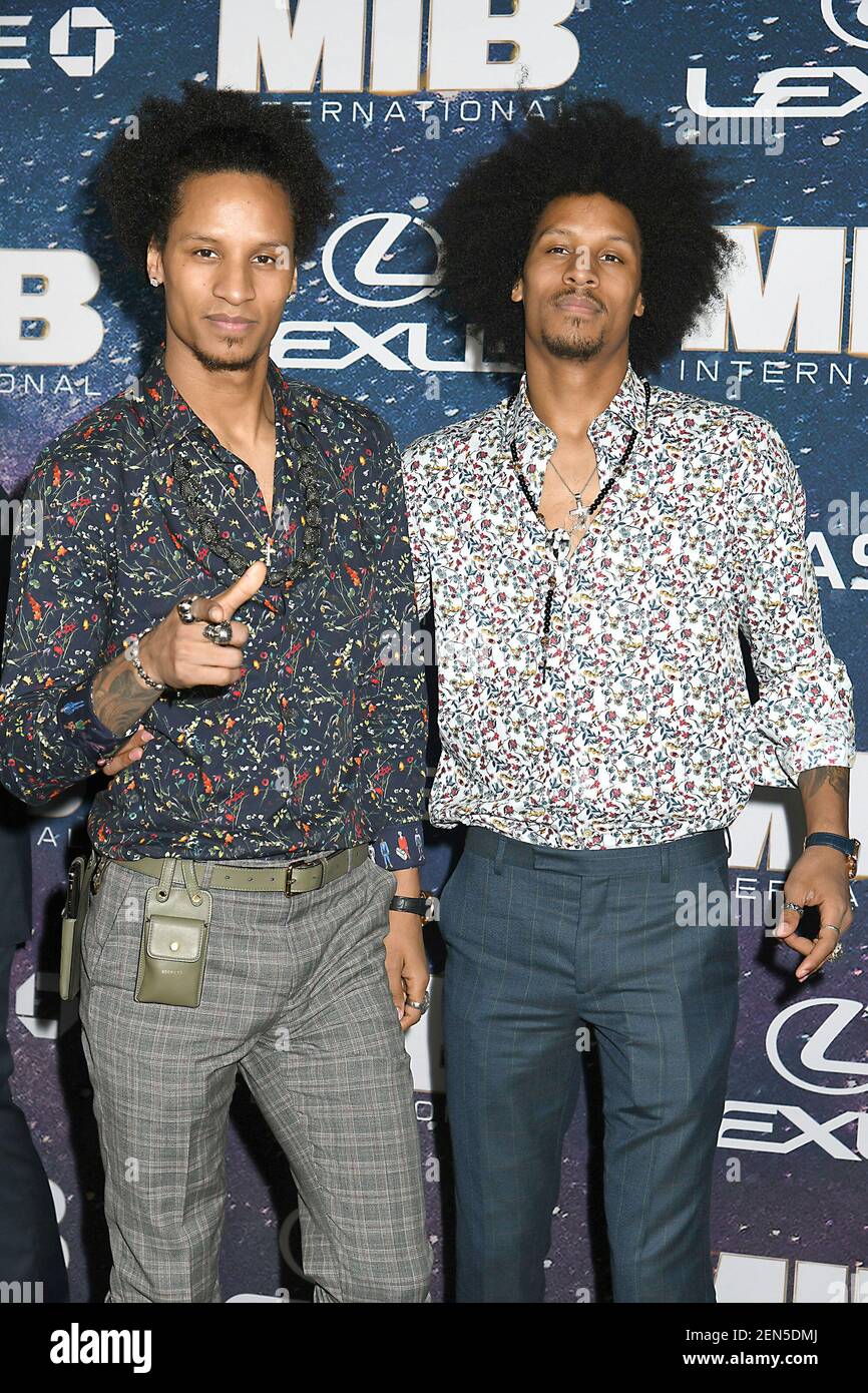Twin Brothers Larry Bourgeois and Laurent Bourgeois attend the "Men In ...