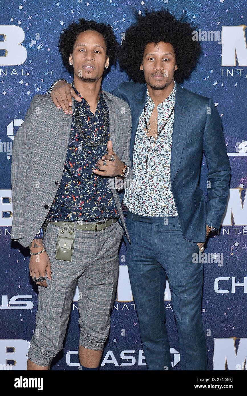 (L-R) Actors Larry Bourgeois and Laurent Bourgeois attend the “Men In ...