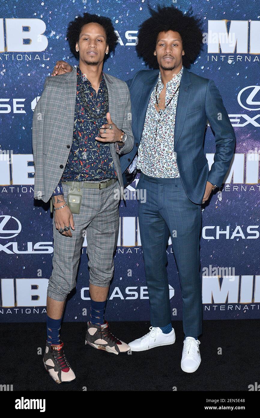 (L-R) Actors Larry Bourgeois and Laurent Bourgeois attend the “Men In ...