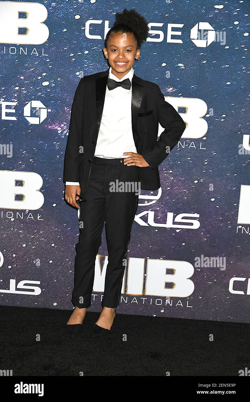 Mandeiya Flory attends the "Men In Black: International" World Premiere ...