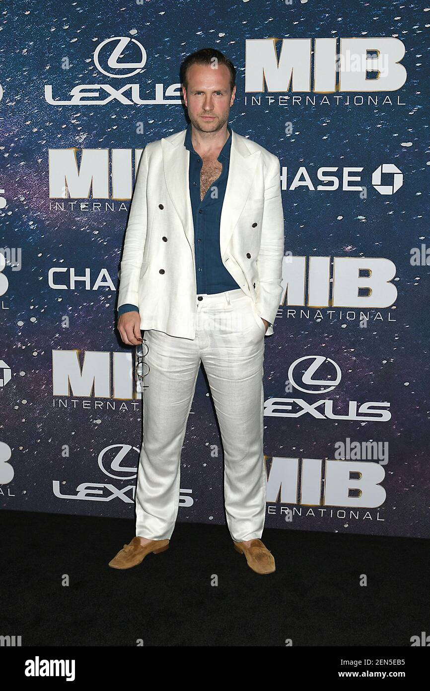 actor Rafe Spall attends the "Men In Black: International" World ...