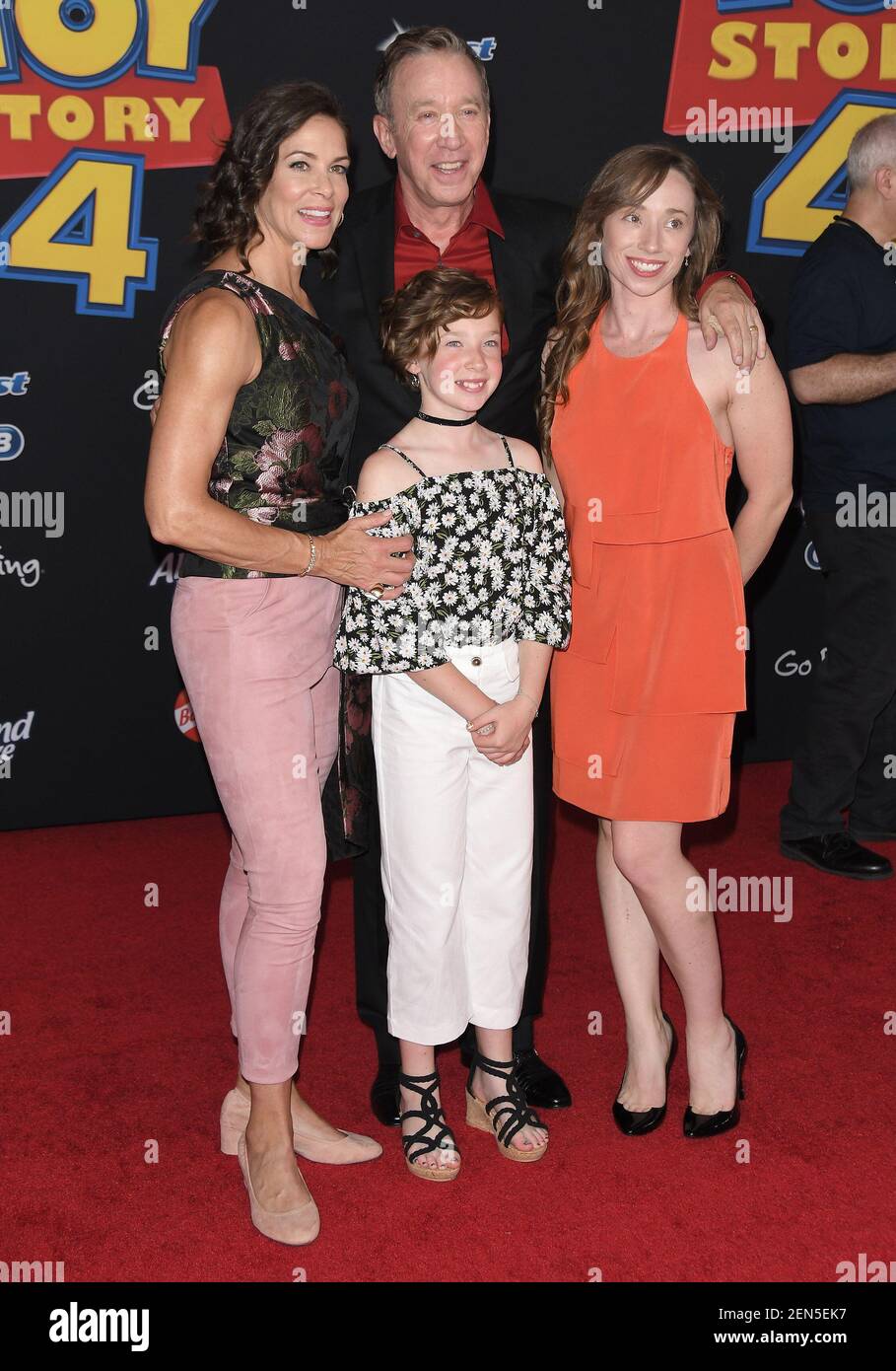 Tim Allen and Family arrives at Disney Pixar's TOY STORY 4 World ...