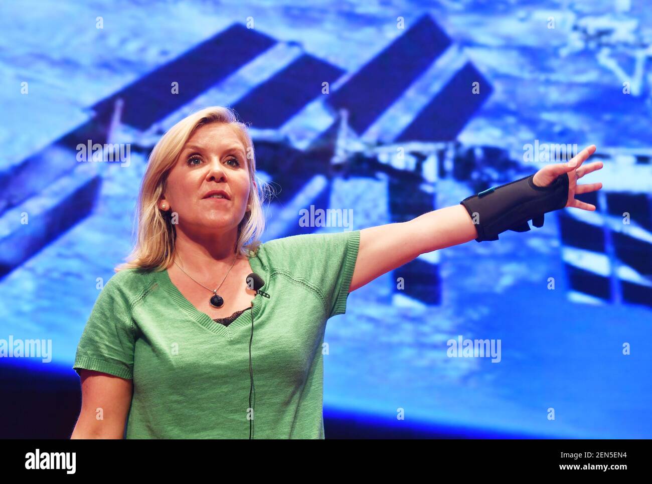 English novelist Lucy Hawking, daughter of the late theoretical ...