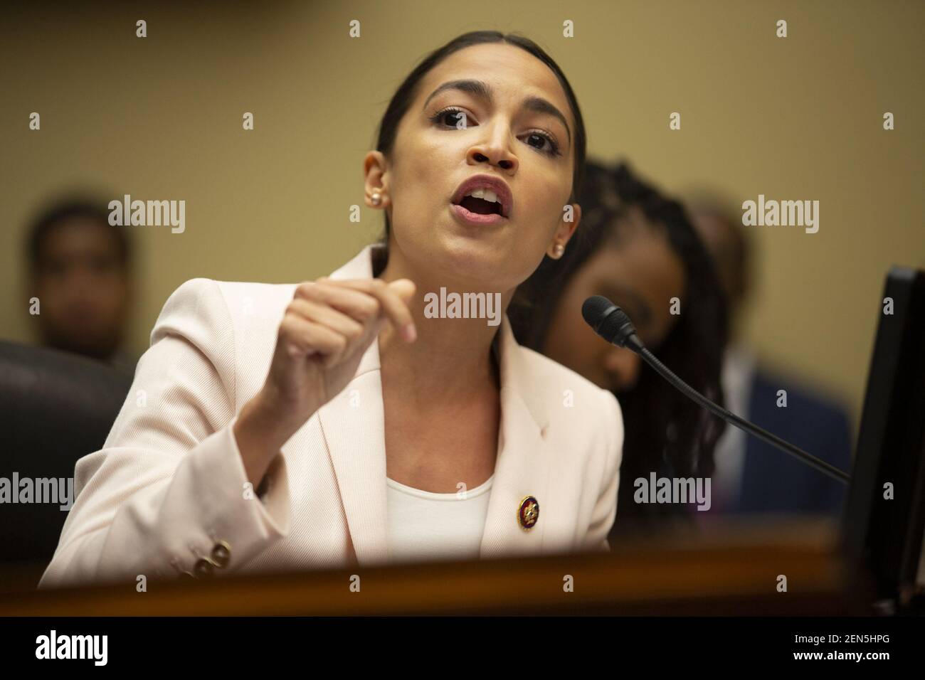 U S Representative Alexandria Ocasio Cortez Democrat Of New York
