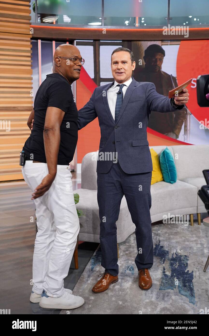 MIAMI, FL - JUN 12: Actor Samuel L. Jackson and Alan Tacher are seen ...