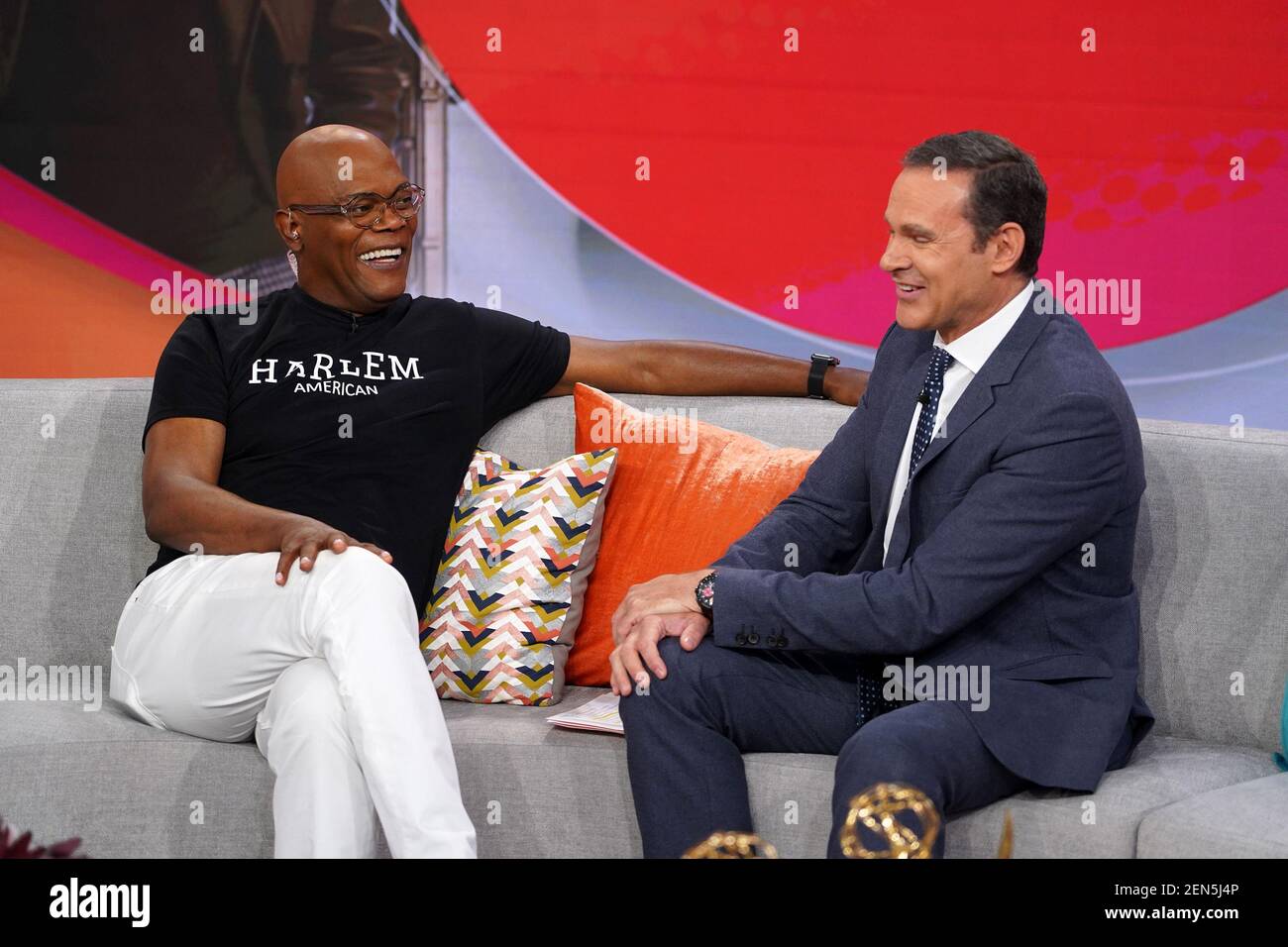 MIAMI, FL - JUN 12: Actor Samuel L. Jackson and Alan Tacher are seen ...