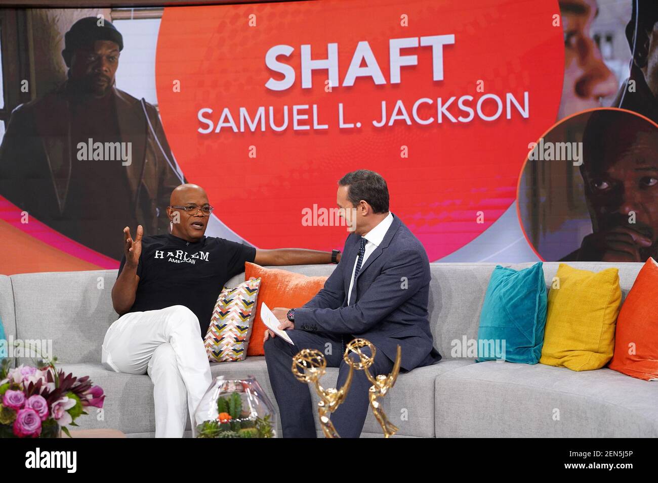 MIAMI, FL - JUN 12: Actor Samuel L. Jackson and Alan Tacher are seen ...