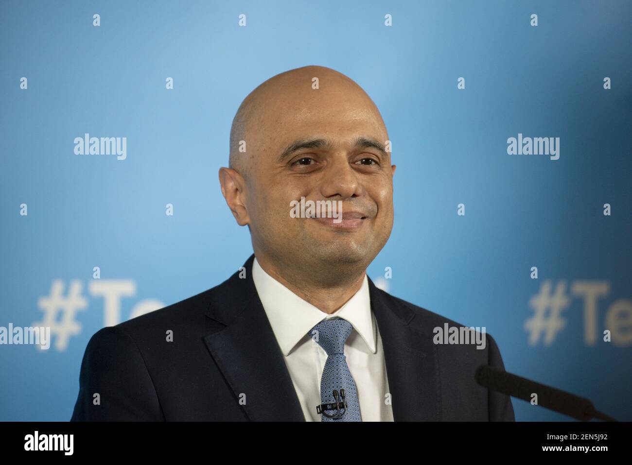 Home Secretary Sajid Javid formally launches his bid to be leader of ...