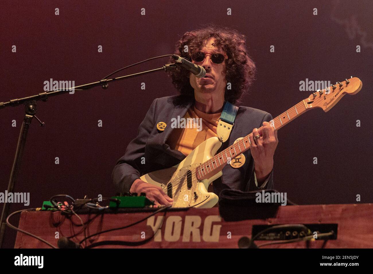 Bardo Martinez of Chicano Batman during the Father of the Bride Tour at ...