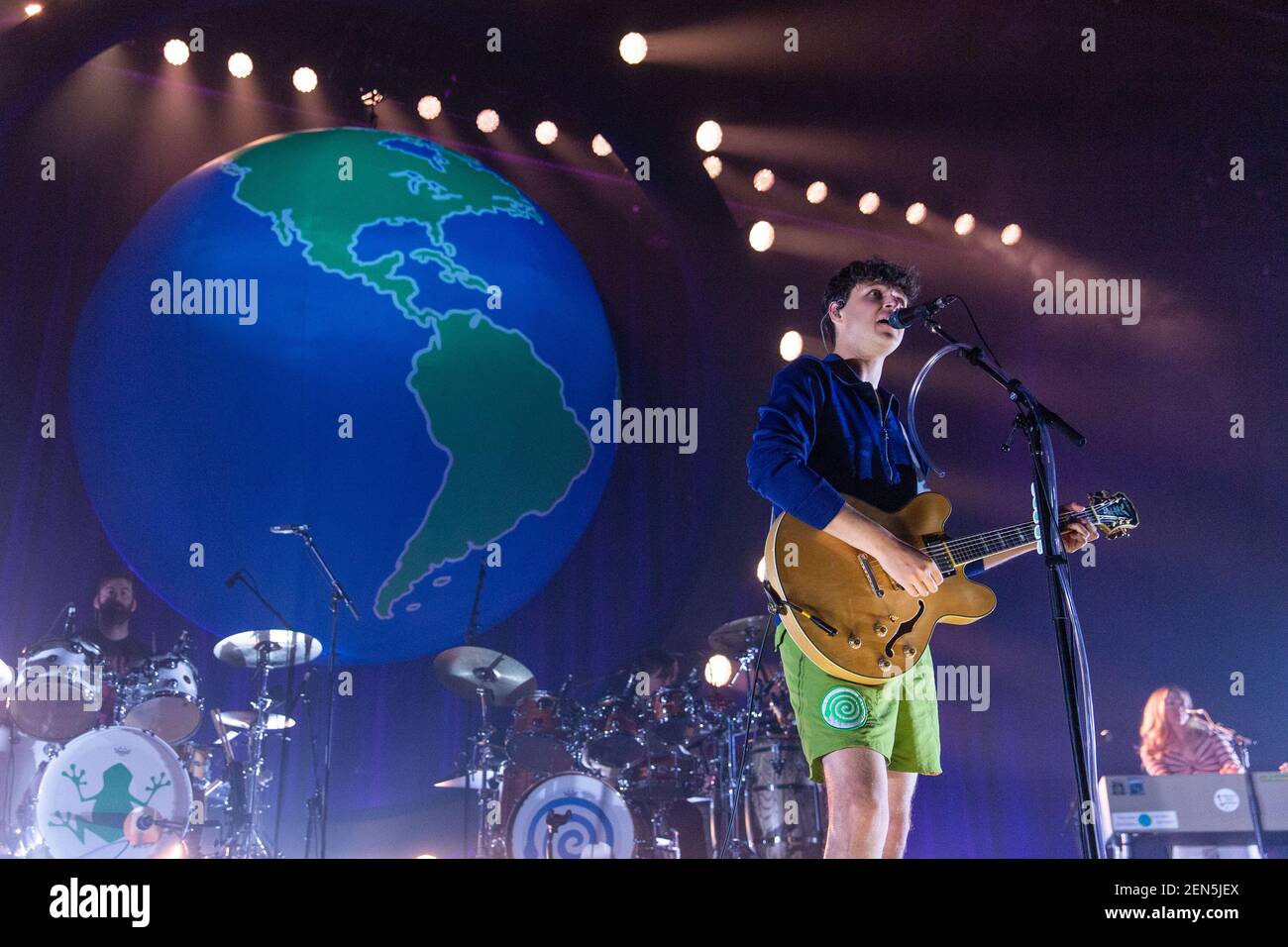 Chris Tomson, Garrett Ray, Ezra Koenig and Greta Morgan of Vampire ...