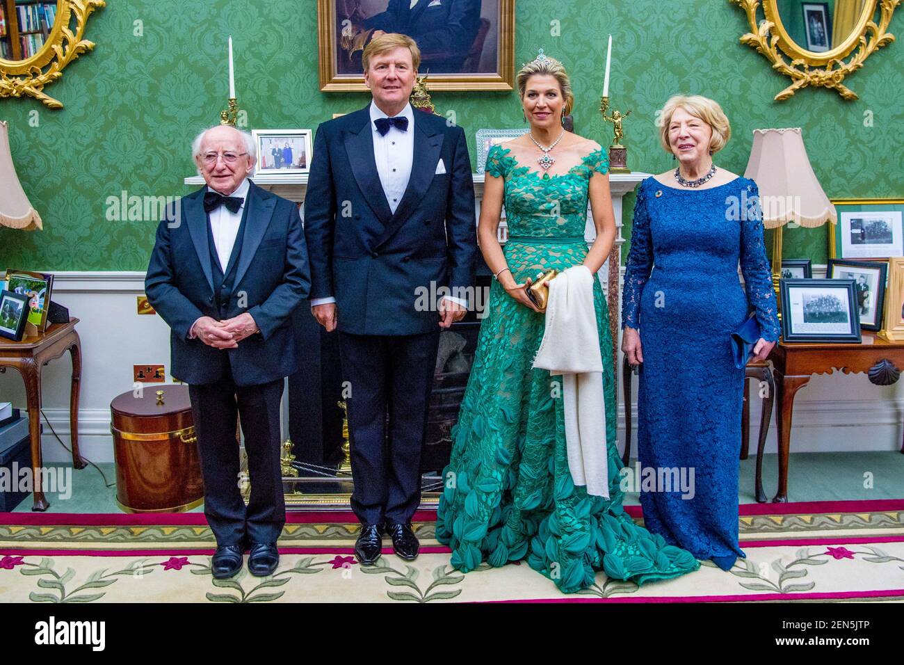 King Willem-Alexander and Queen Maxima of the Netherlands during state ...