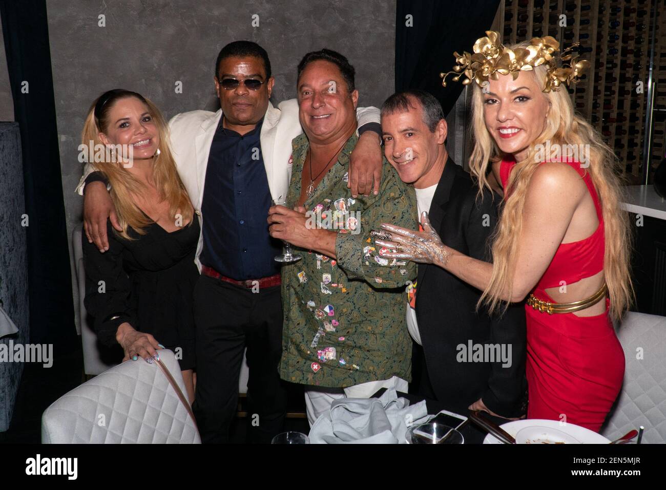 Stacey Linde Disney, George Wayne, Ivan Wilzig, Adama Sands and Luciana ...