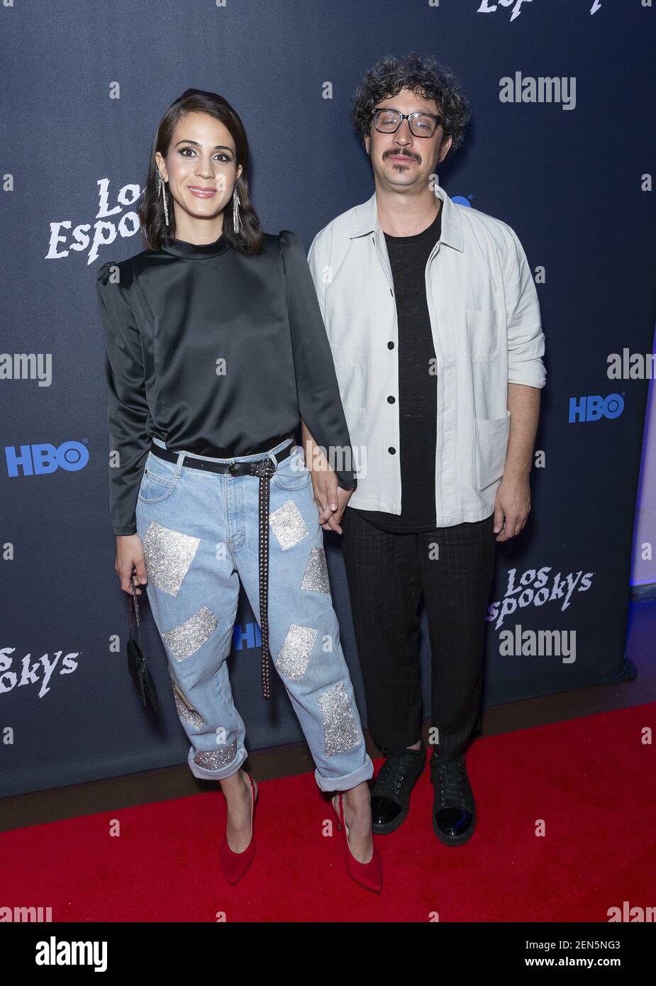 Cassandra Ciangherotti and Alejandro Saevich attend Los Espookys by HBO special screening at ...