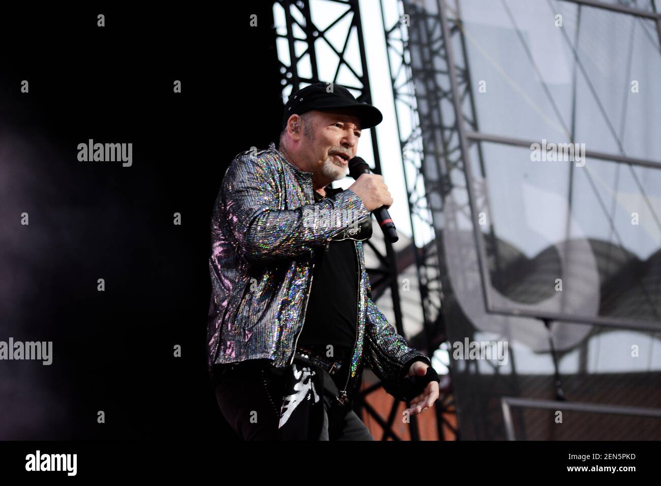 The famous Italian rockstar Vasco Rossi, also known as Vasco or with ...