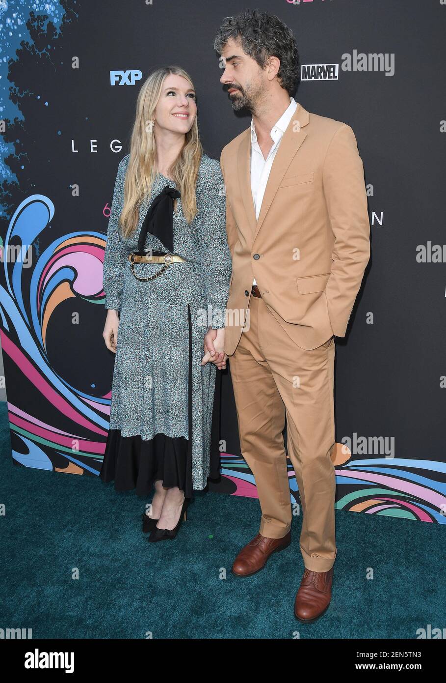 (L-R) Lily Rabe and Hamish Linklater at FX's LEGION Season 3 Los ...