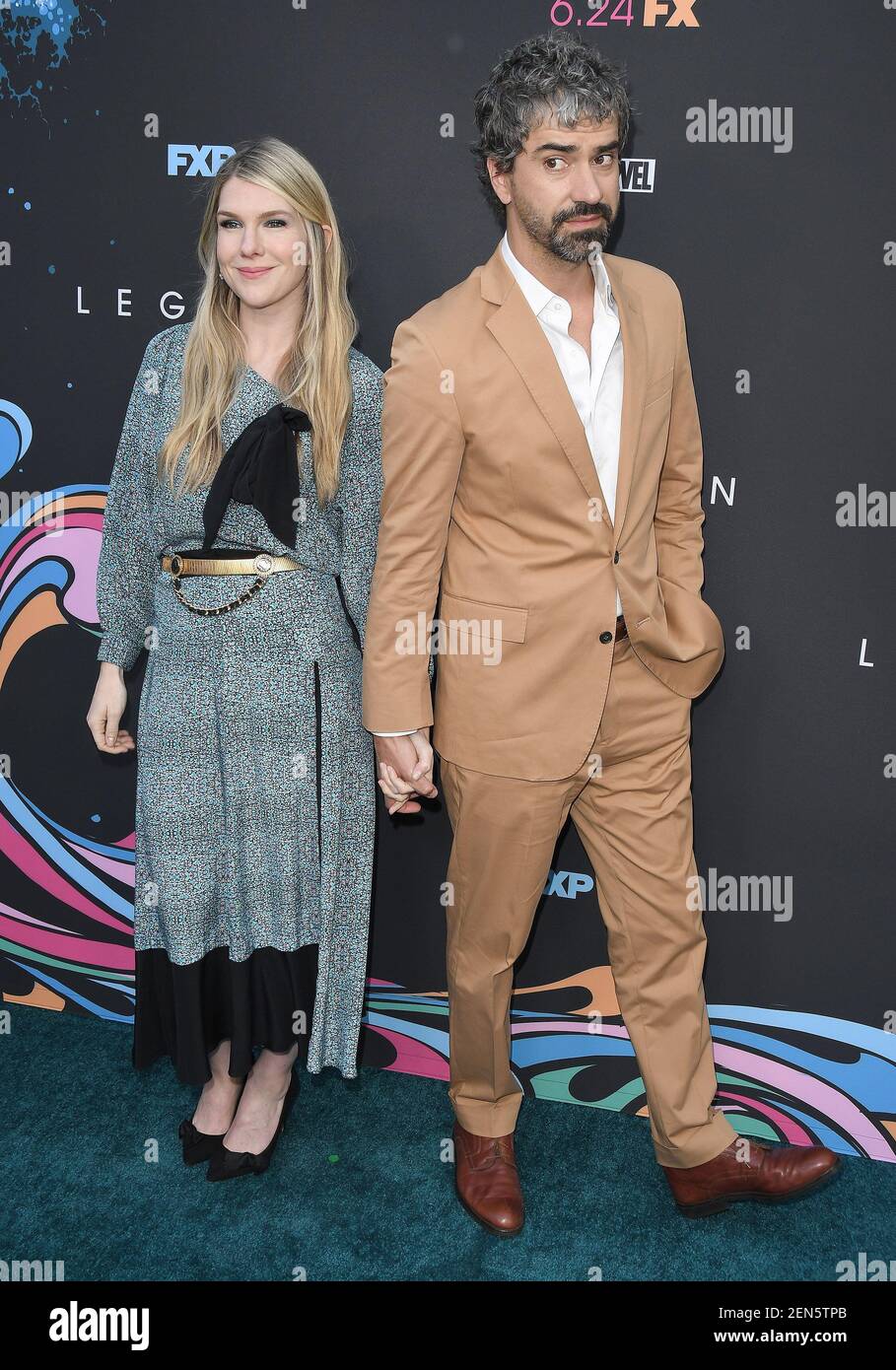 (L-R) Lily Rabe and Hamish Linklater at FX's LEGION Season 3 Los ...
