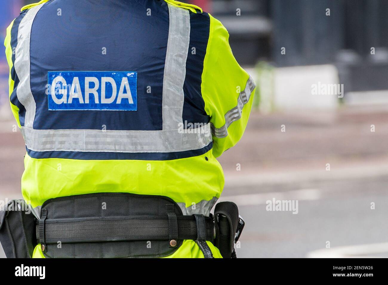 Police, Garda during on the last of the 3 day state visit by the Dutch ...