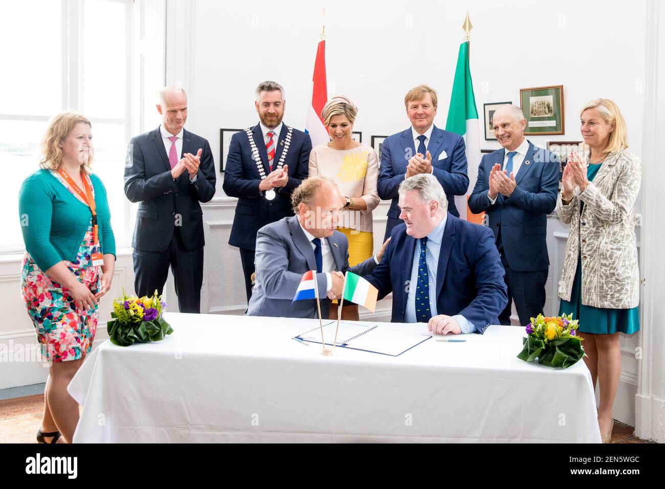 Dutch King Willem-Alexander and Queen Maxima state visit to Ireland, day 3 - 14 Jun 2019 (Photo ...
