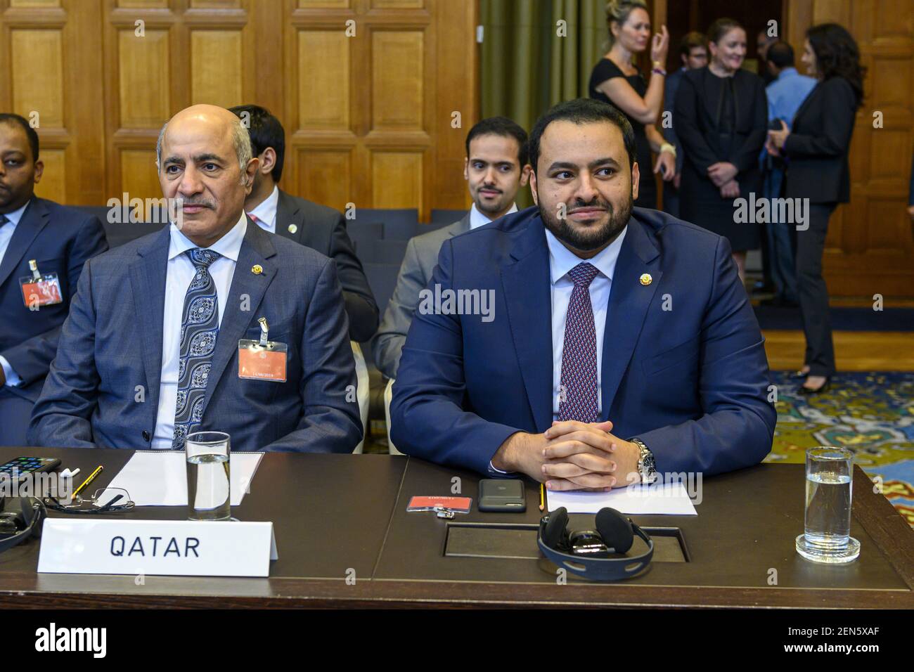 First hearing at the International Court of Justice in The Hague ...