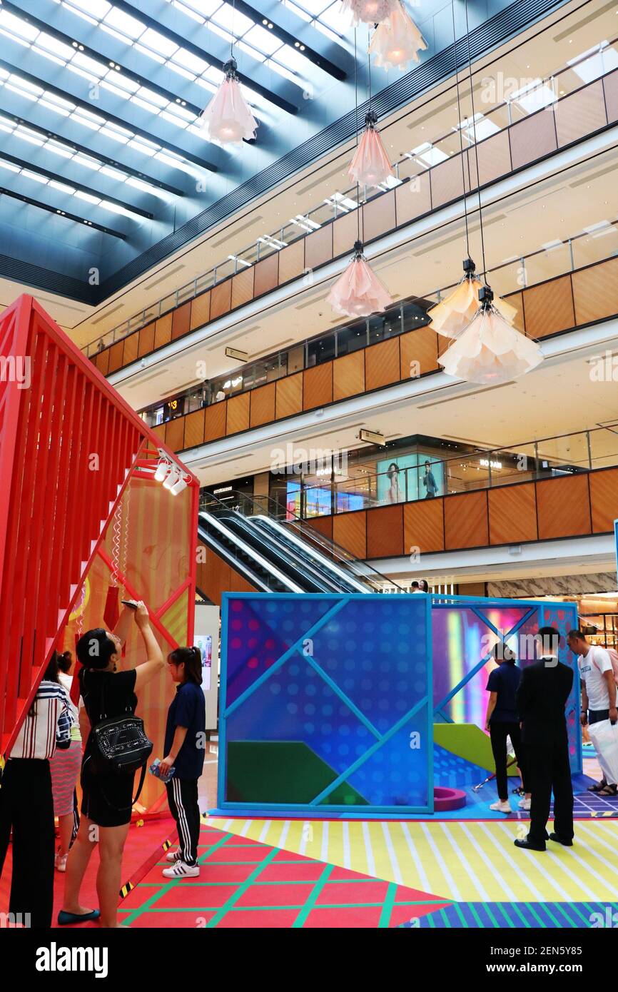 Two sets of kinetic art installations featuring American artist Patrick ...