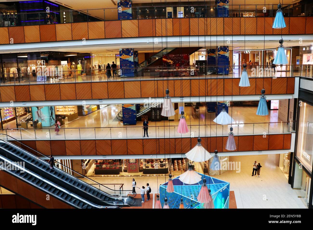 Two sets of kinetic art installations featuring American artist Patrick ...