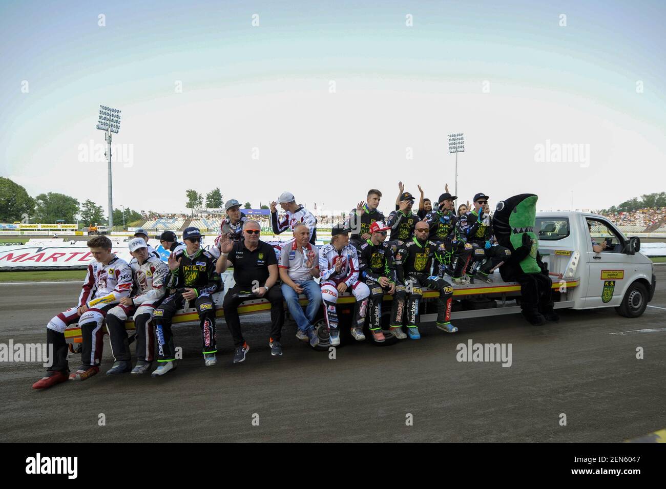 Speedway Riders pictured during the Nice Division One Speedway League ...