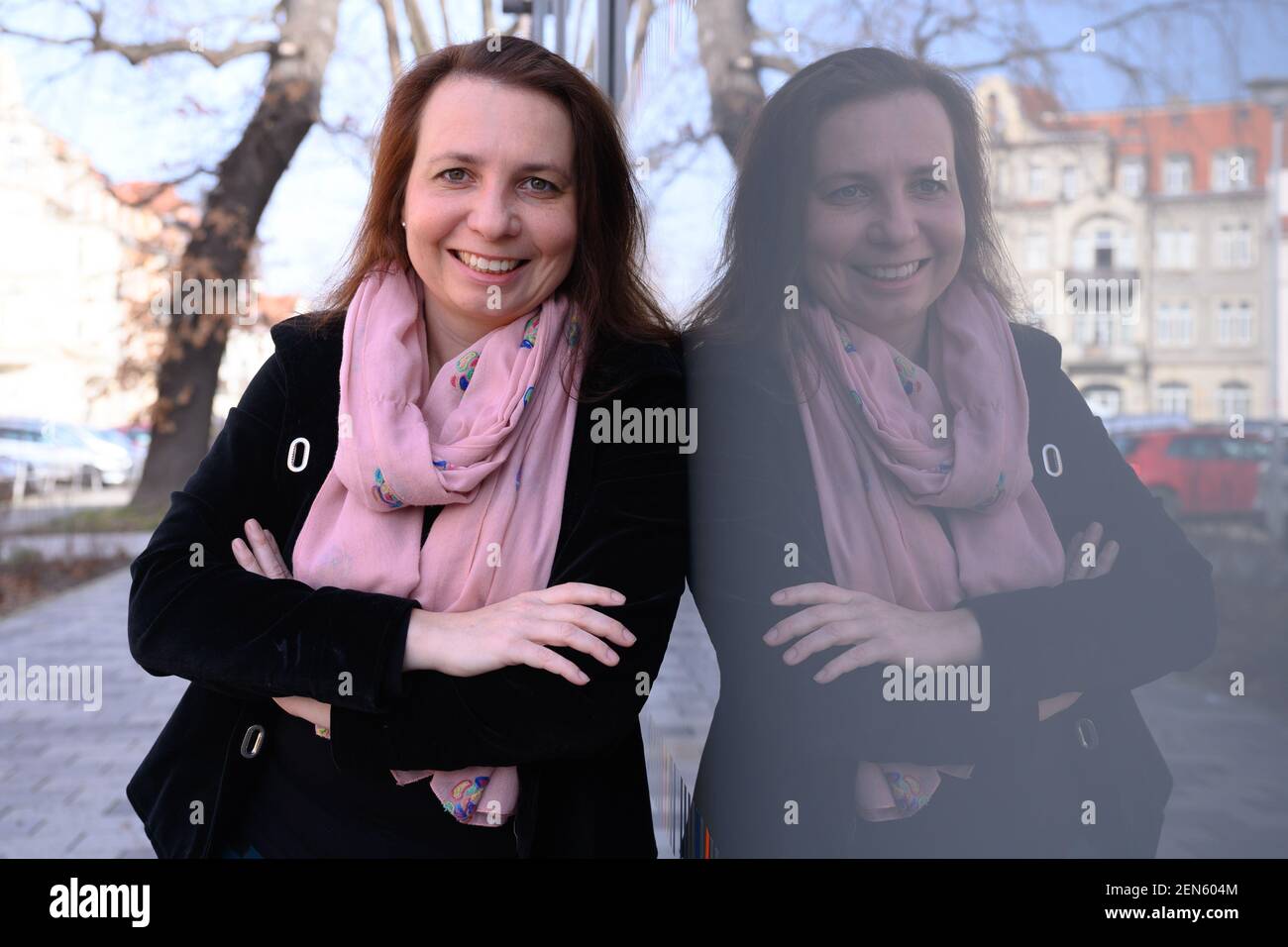 Dresden, Germany. 25th Feb, 2021. Angela Francke, transport scientist ...