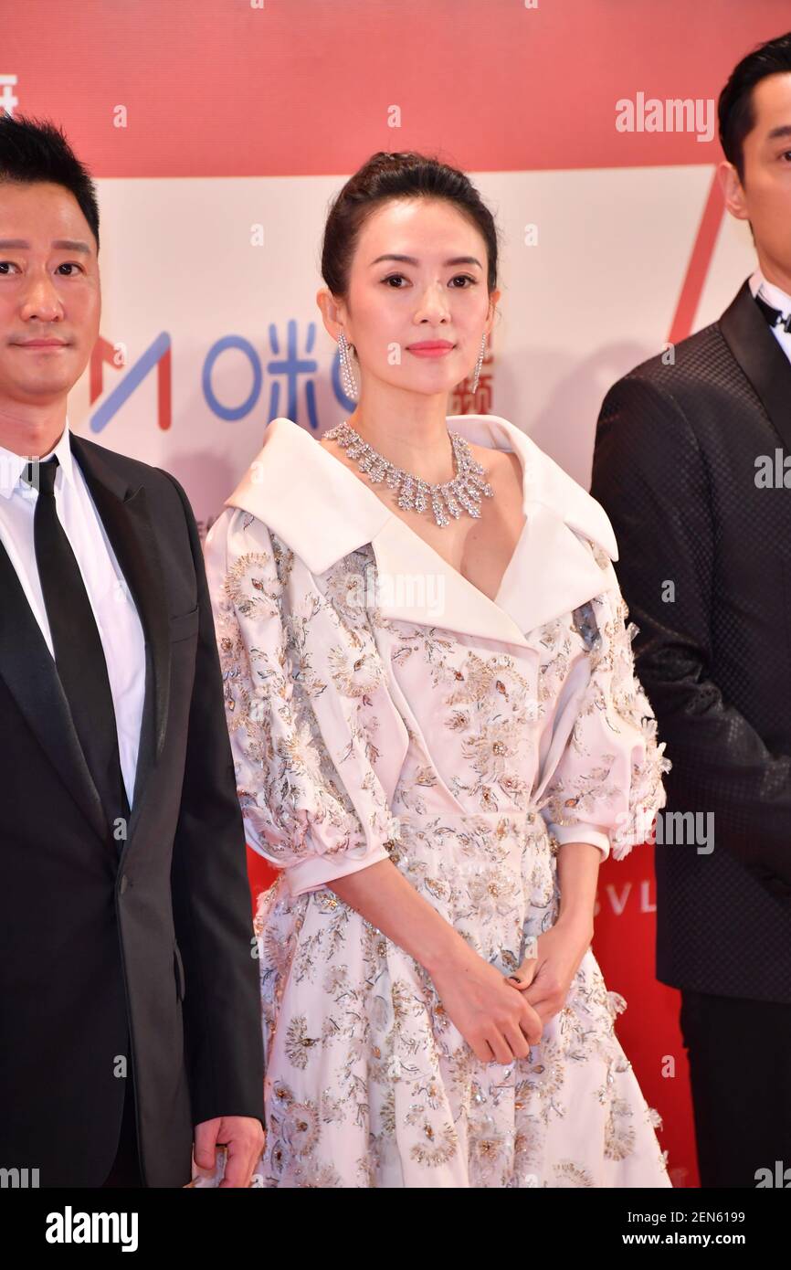 Chinese actress Zhang Ziyi arrives on the red carpet for the opening ...