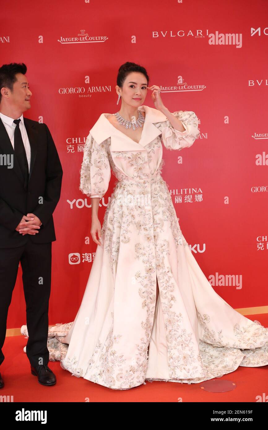 Chinese actress Zhang Ziyi arrives on the red carpet for the opening ...