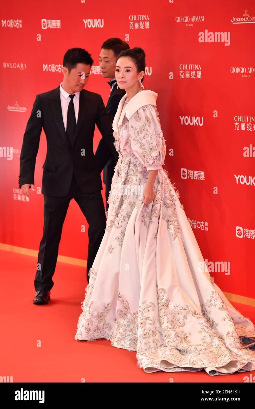 Chinese actress Zhang Ziyi arrives on the red carpet for the opening ...