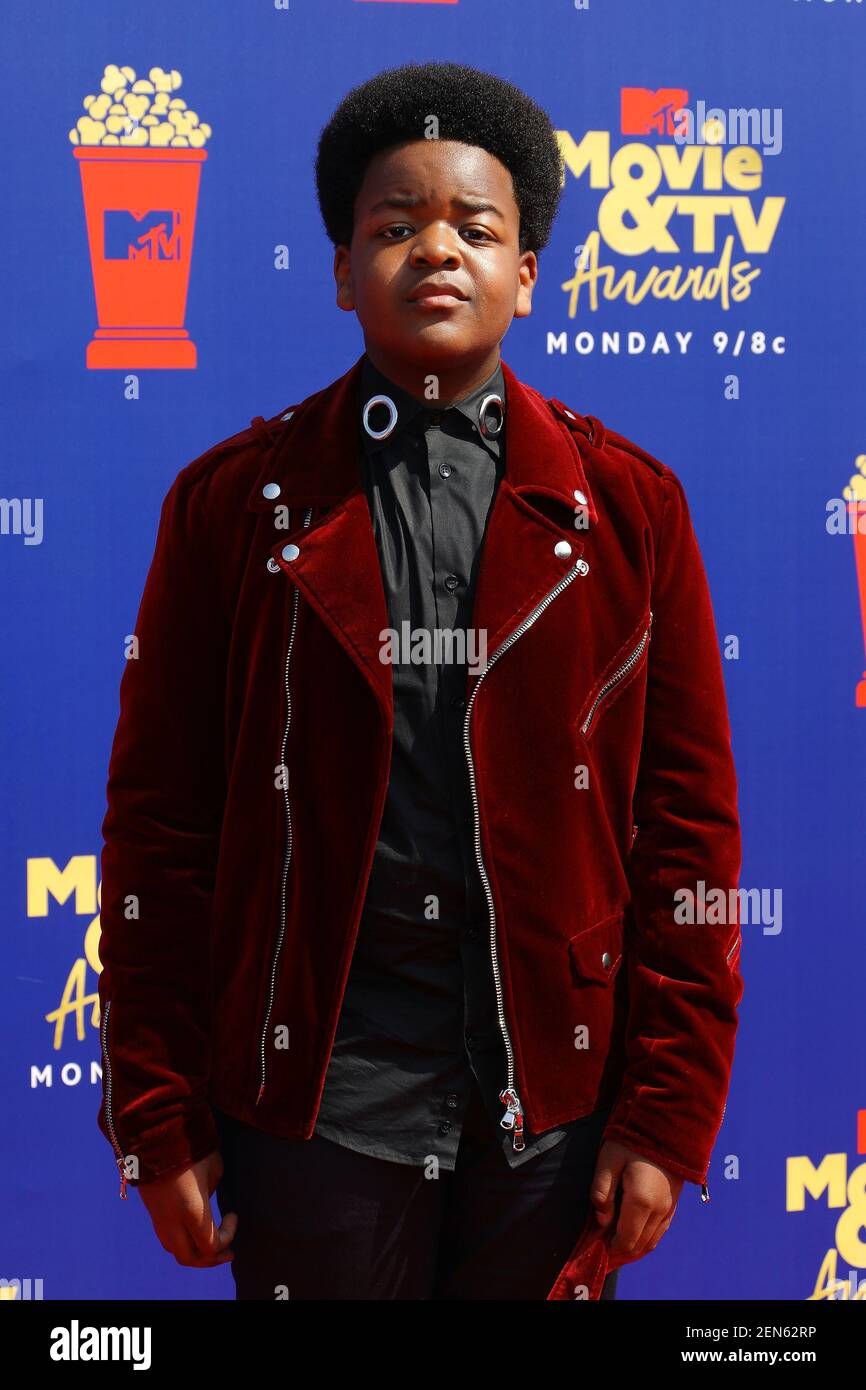 Keith L Williams attends the 2019 MTV Movie and TV Awards held at ...