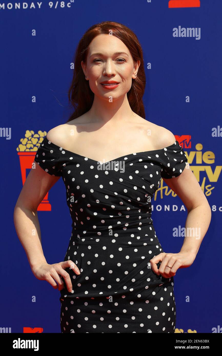 Rhian Rees attends the 2019 MTV Movie and TV Awards held at Barker ...