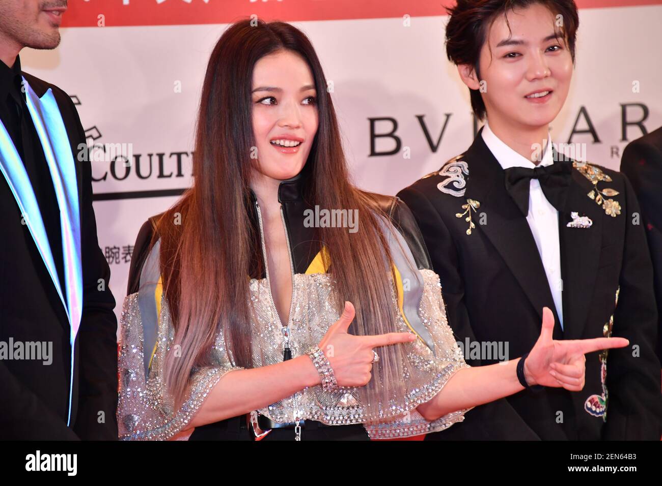 Taiwanese model and actress Shu Qi, left, and Chinese singer and actor ...