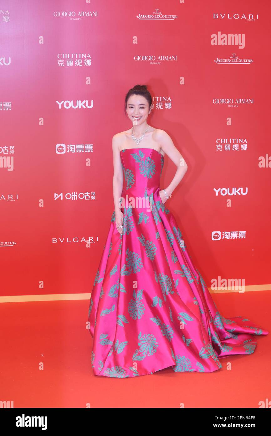 Chinese actress Zhang Jingchu arrives on the red carpet for the opening ...