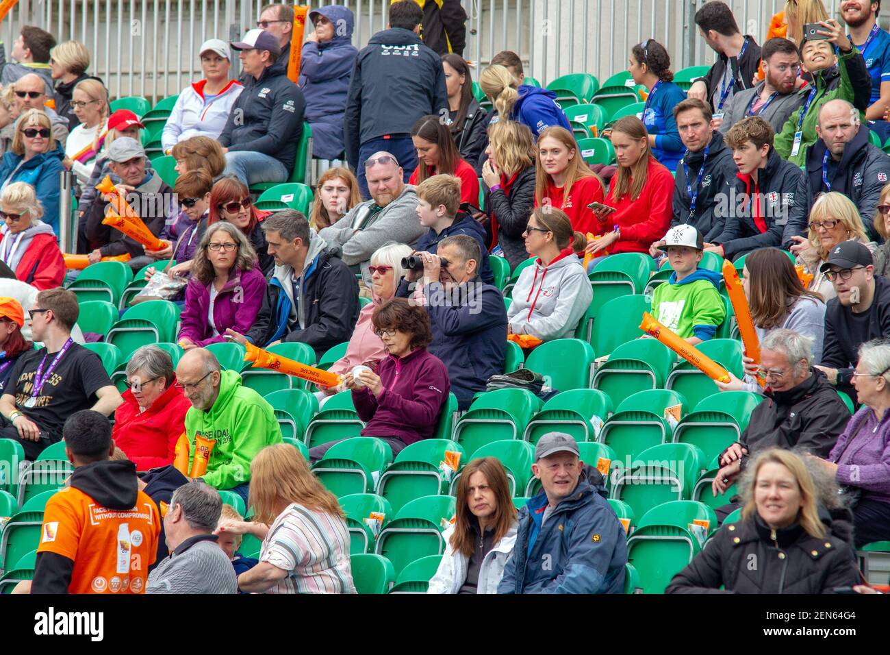Despite heavy rain, spectators turned out to watch the 2019 Accenture ...