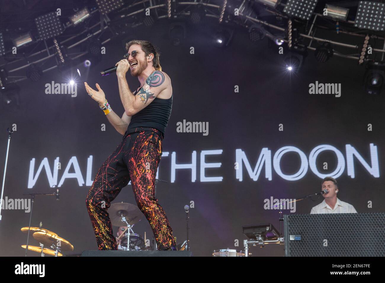 Nicholas Petricca of Walk The Moon during the Bonnaroo Music + Arts ...