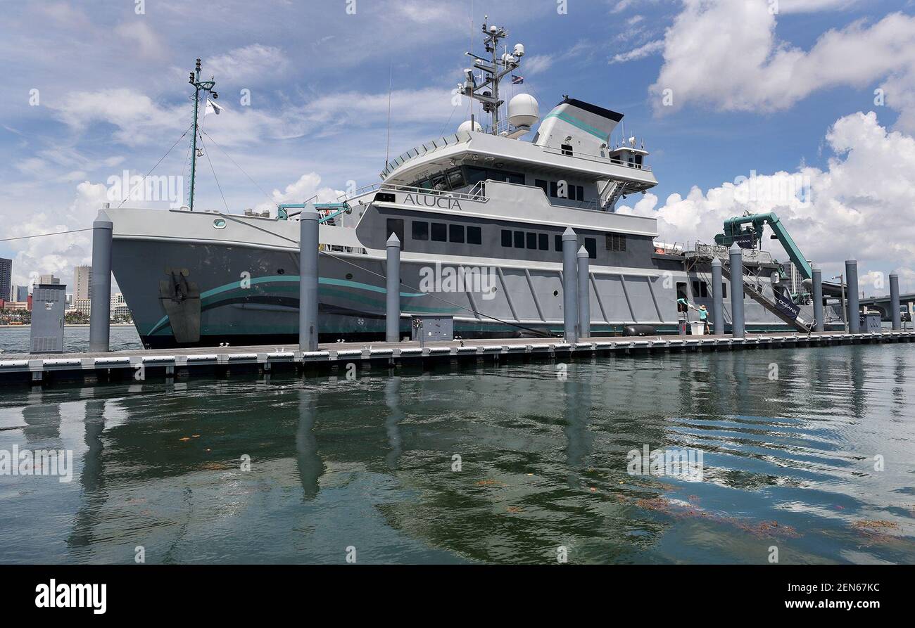 OceanX and scientists currently aboard its research vessel the Alucia ...