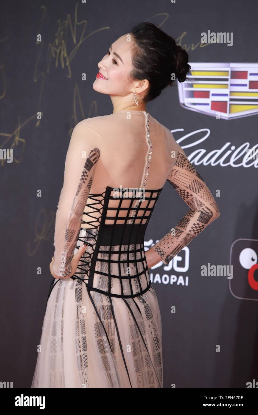 Chinese actress Zhang Ziyi arrives on the red carpet for 2019 Sina ...