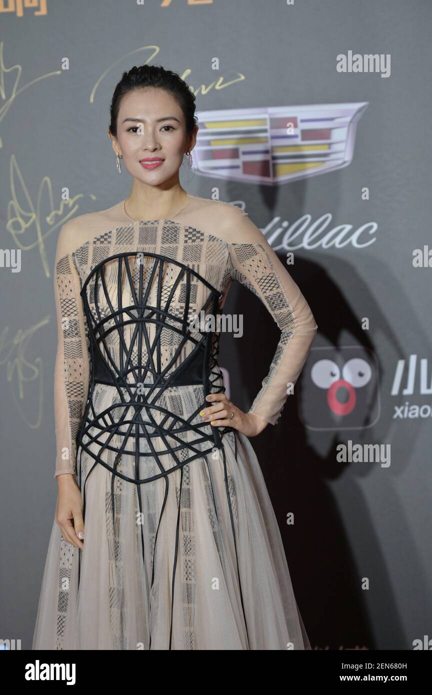 Chinese actress Zhang Ziyi arrives on the red carpet for 2019 Sina ...